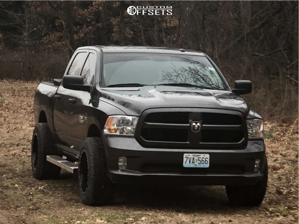 2017 Ram 1500 with 20x12 -44 RBP 87r and 305/55R20 Nexen Roadian At Pro ...