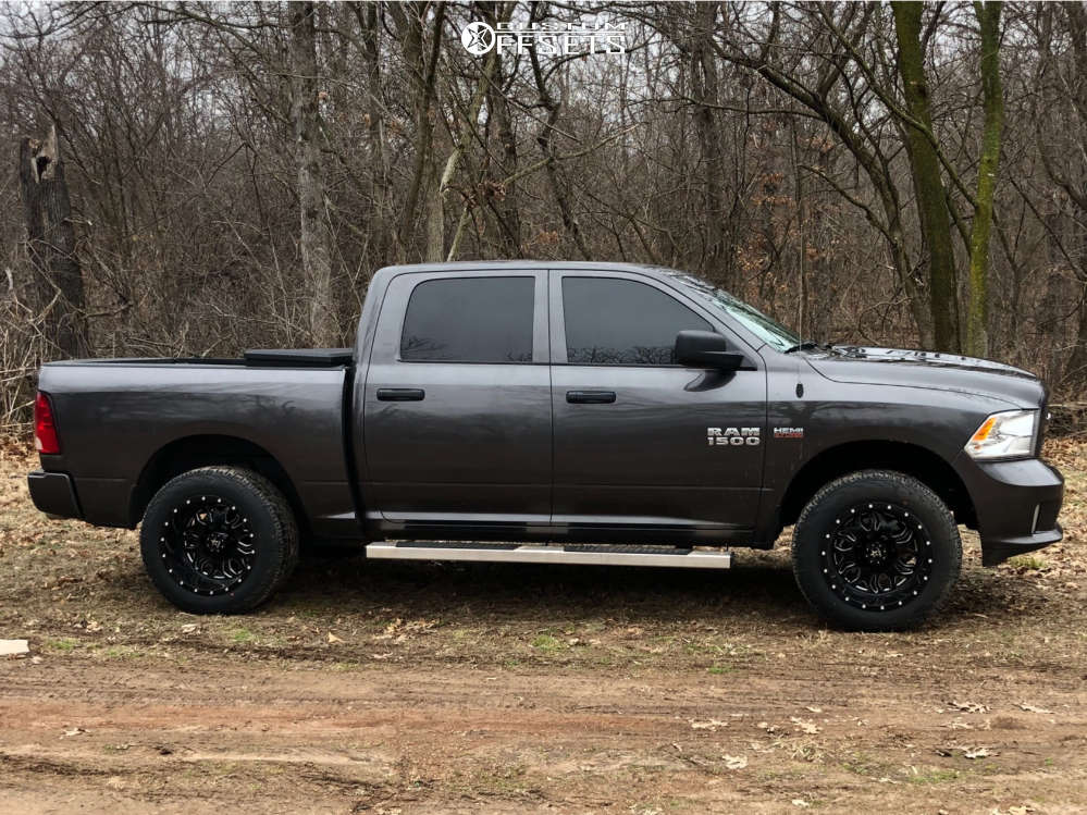 2017 Ram 1500 with 20x12 -44 RBP 87r and 305/55R20 Nexen Roadian At Pro ...