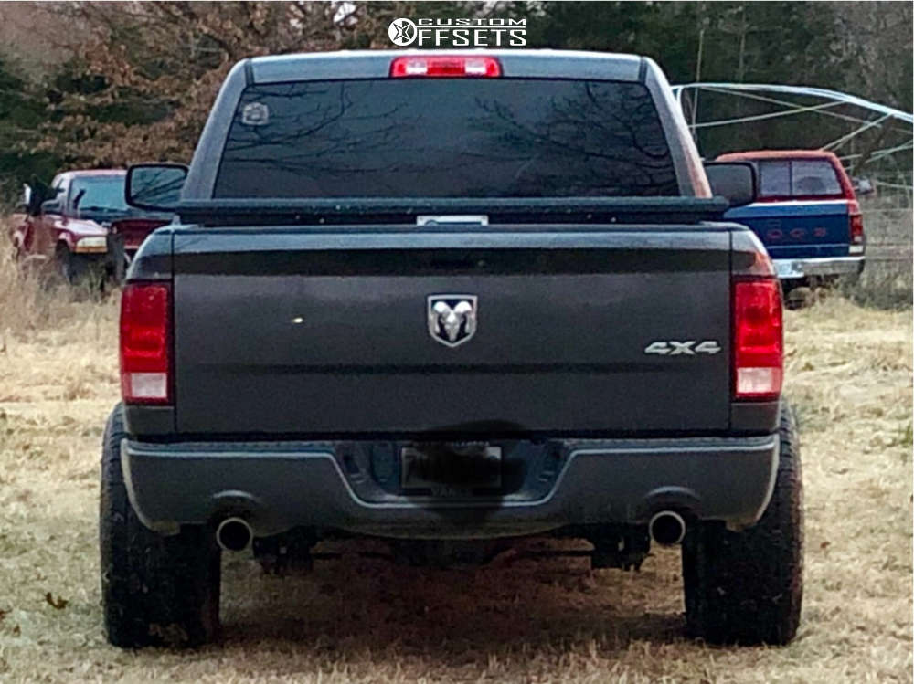 2017 Ram 1500 with 20x12 -44 RBP 87r and 305/55R20 Nexen Roadian At Pro ...