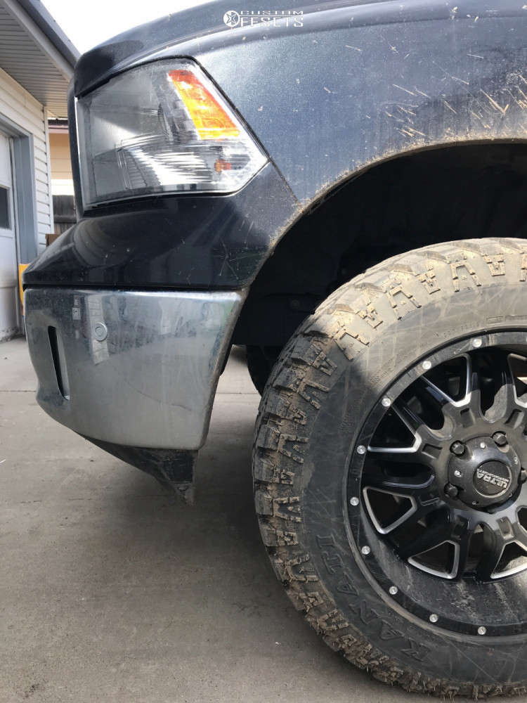 2017 Ram 1500 with 20x9 -12 Ultra Hunter and 275/65R20 Kanati Trail Hog ...