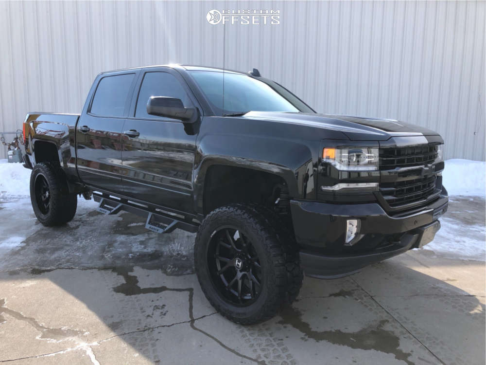 2018 Chevrolet Silverado 1500 with 22x10 -25 Hostile Rage and 325/50R22 ...