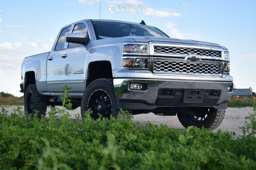 2015 Chevrolet Silverado 1500 with 20x9 0 Dropstars 645b and 35/12.5R20 ...