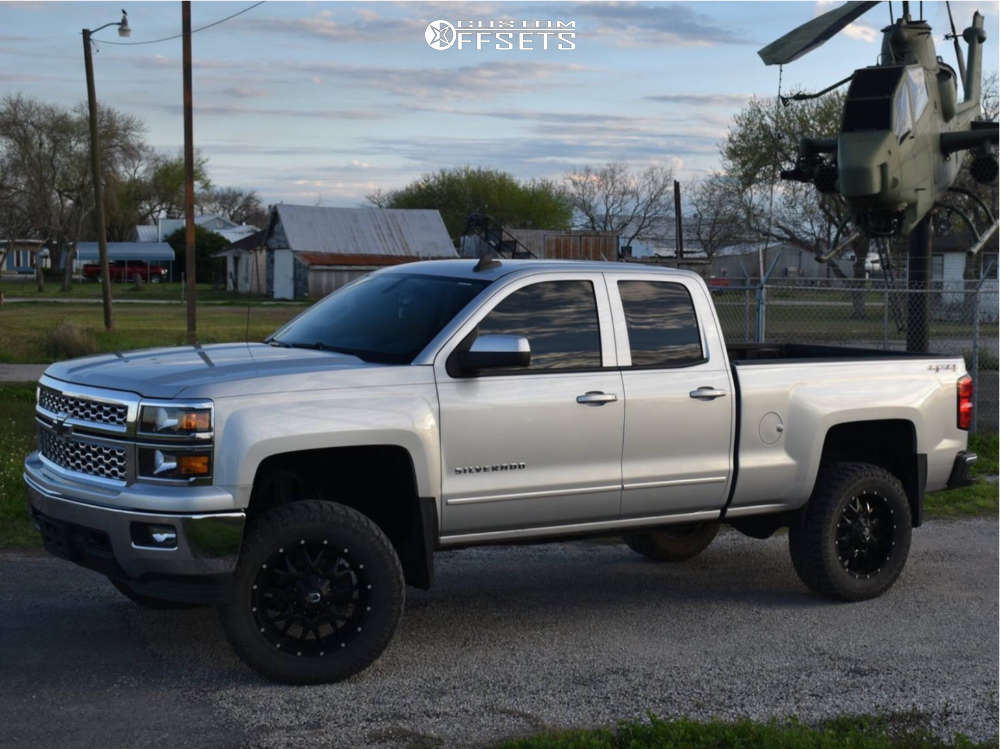 2015 Chevrolet Silverado 1500 with 20x9 0 Dropstars 645b and 35/12.5R20 ...