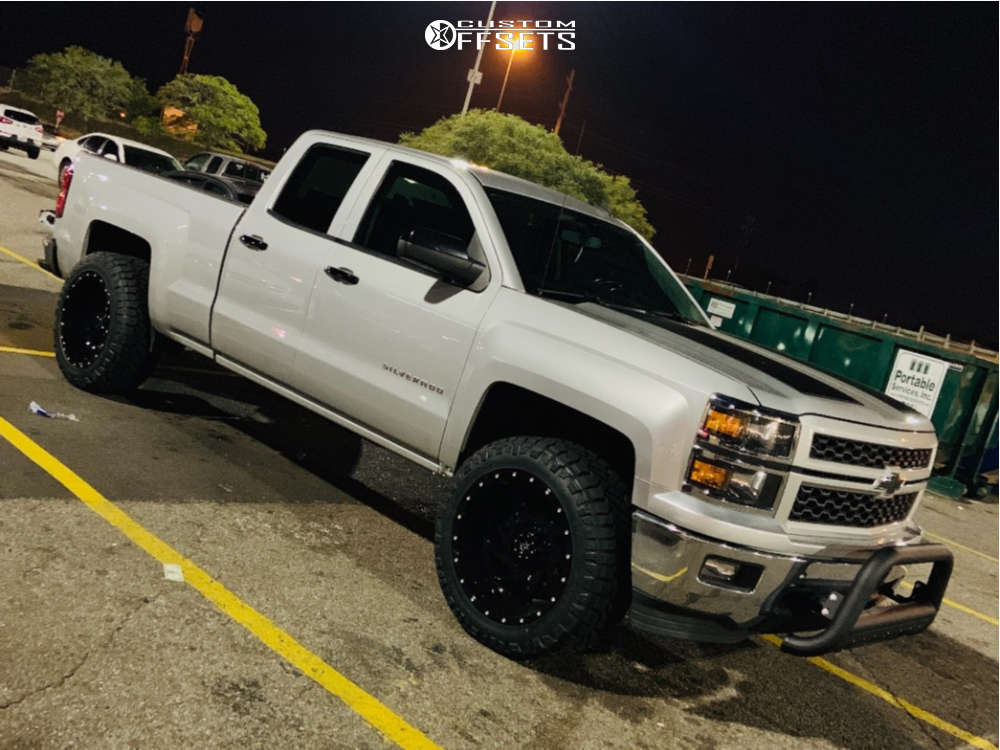 2014 Chevrolet Silverado 1500 with 22x12 -44 RBP 66r and 35/12.5R22 ...