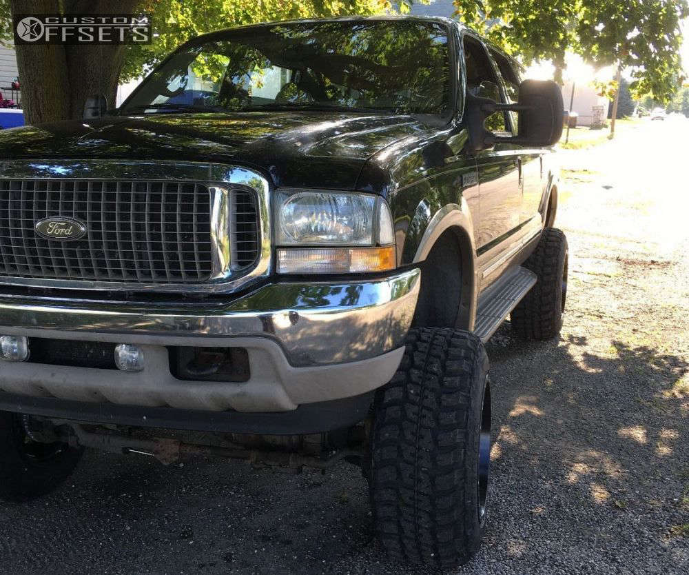 2002 Ford Excursion with 20x14 -76 Fuel Maverick D537 and 35/12.5R20 ...