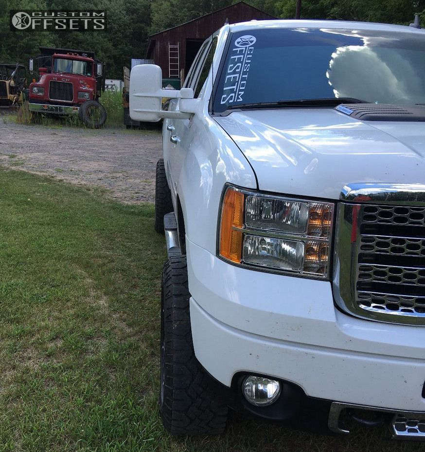 2012 GMC Sierra 2500 HD with 20x10 -25 Mayhem Rampage and 275/65R20 ...
