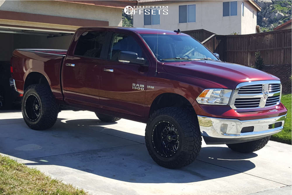 2018 Ram 1500 with 20x12 -44 RBP 87r and 37/12.5R20 Nitto Ridge ...