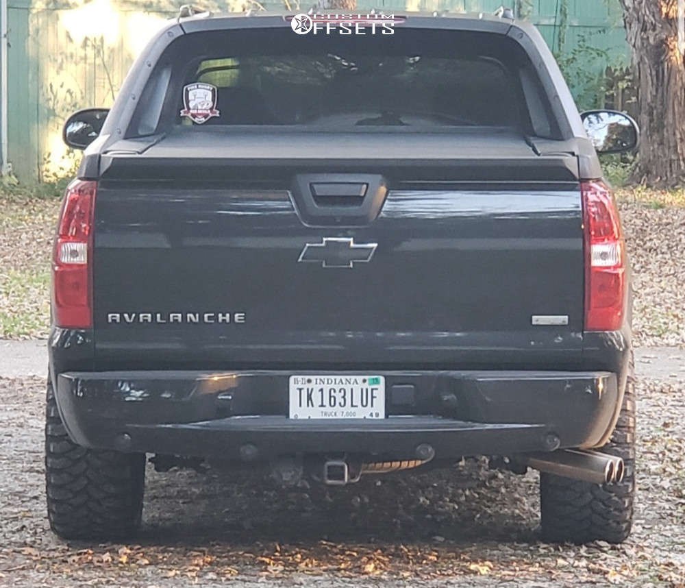 2010 Chevrolet Avalanche with 22x9 -12 Hardcore Offroad Hc09 and 33/12 ...