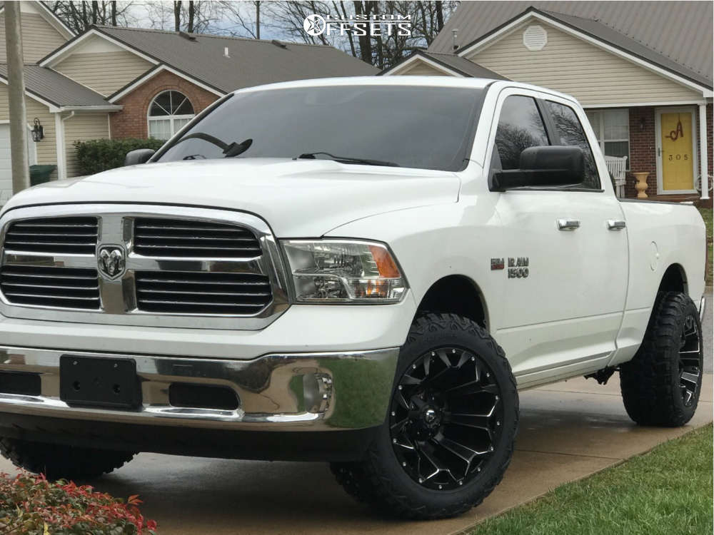 2014 Ram 1500 with 20x12 -43 Fuel Assault and 33/12.5R20 RBP Repulsor ...