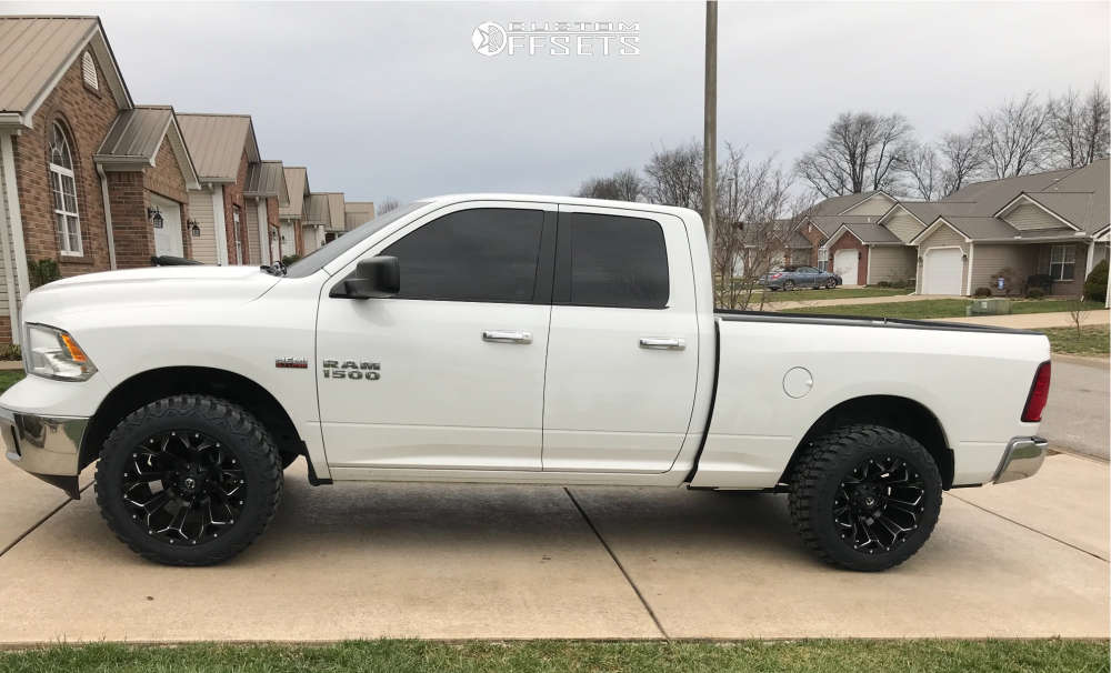 2014 Ram 1500 with 20x12 -43 Fuel Assault and 33/12.5R20 RBP Repulsor ...