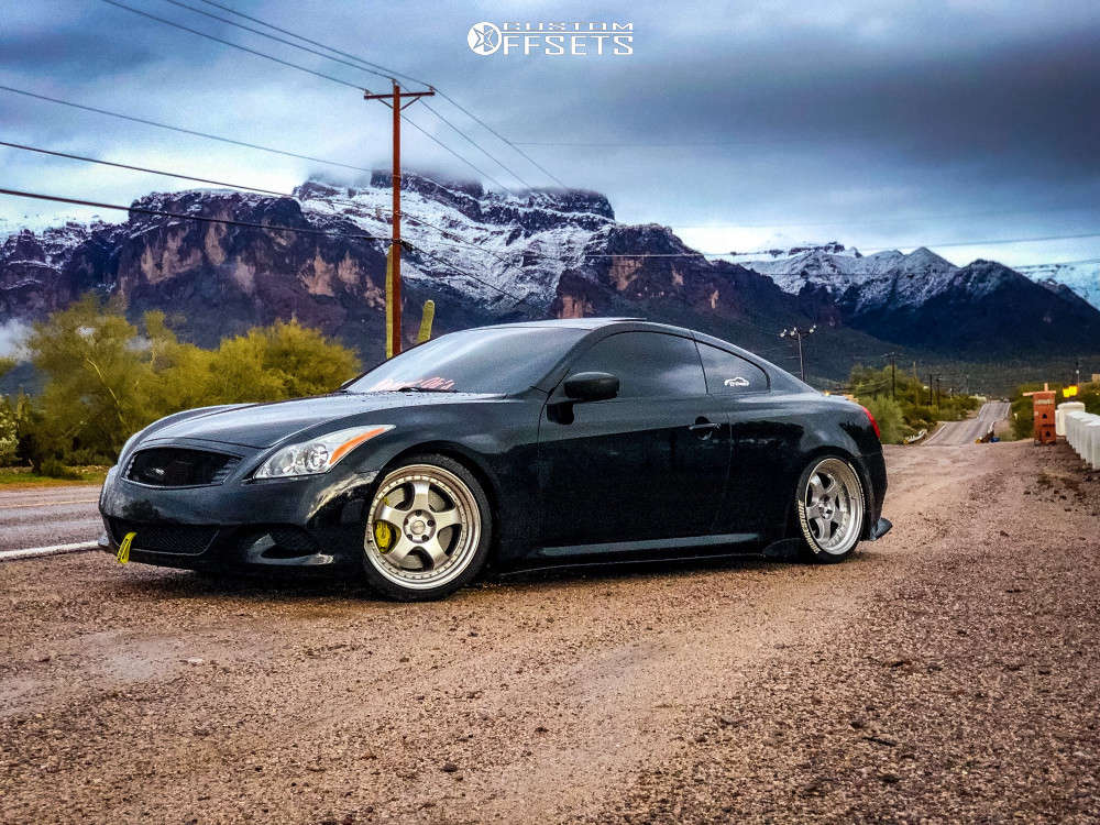 2008 Infiniti G37 Tucked Lowering Springs | Custom Offsets