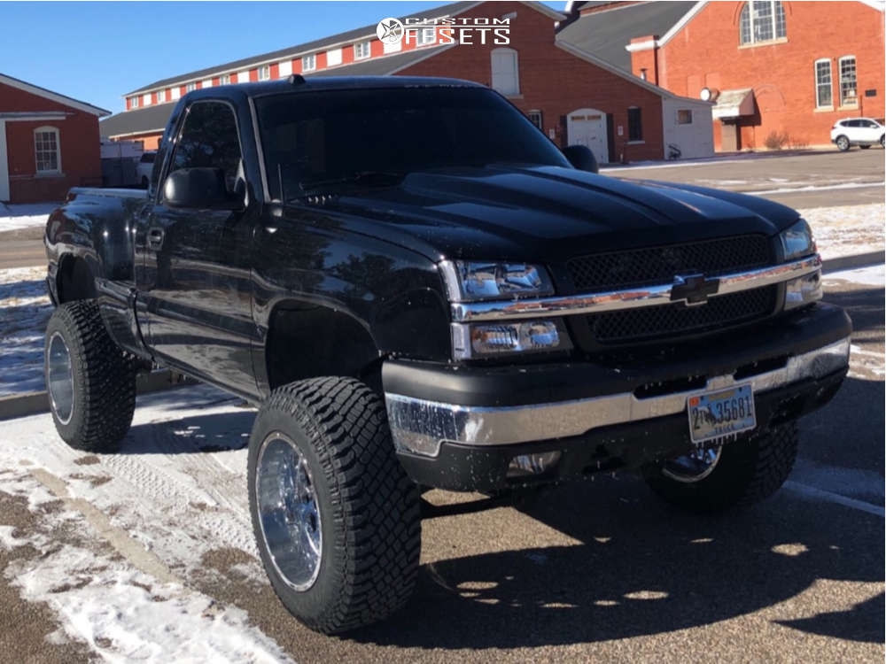 2004 Chevrolet Silverado 1500 with 20x12 -51 Vision Rocker and 35/12 ...