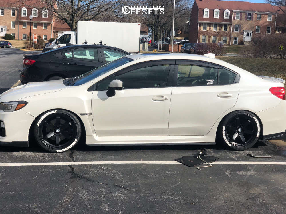 2015 Subaru WRX with 18x9.5 38 AVID1 AV6 and 255/35R18 Kenda Vezda Uhp ...