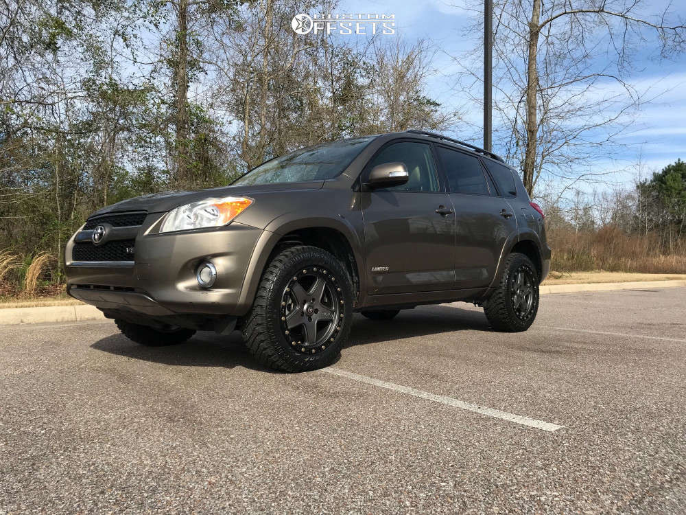 2010 Toyota RAV4 with 18x8.5 35 American Racing ATX Ax194 and 235/60R18 ...
