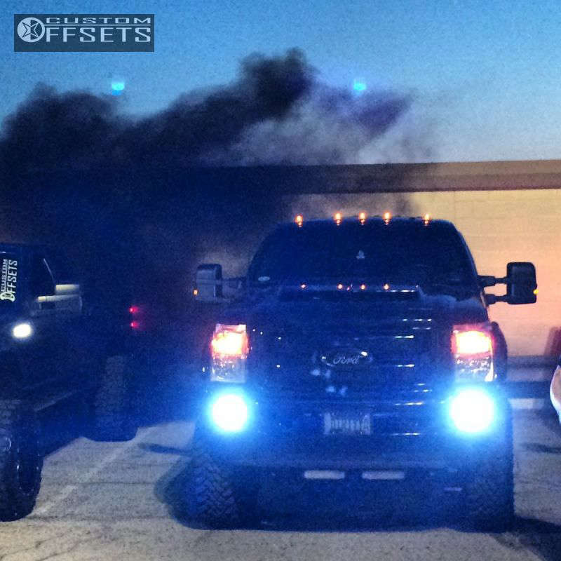 2012 Ford F-350 Super Duty with 20x10 -24 BMF Novakane and 38/12.5R20 ...