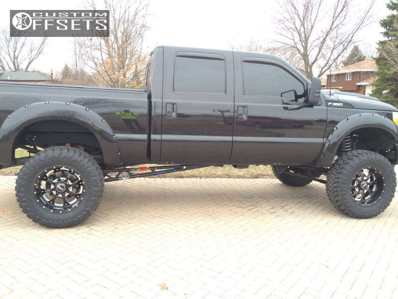 2012 Ford F-350 Super Duty with 20x10 -24 BMF Novakane and 38/12.5R20 ...