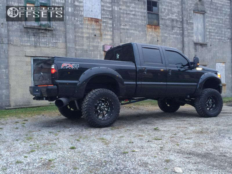 2012 Ford F-350 Super Duty with 20x10 -24 BMF Novakane and 38/12.5R20 ...