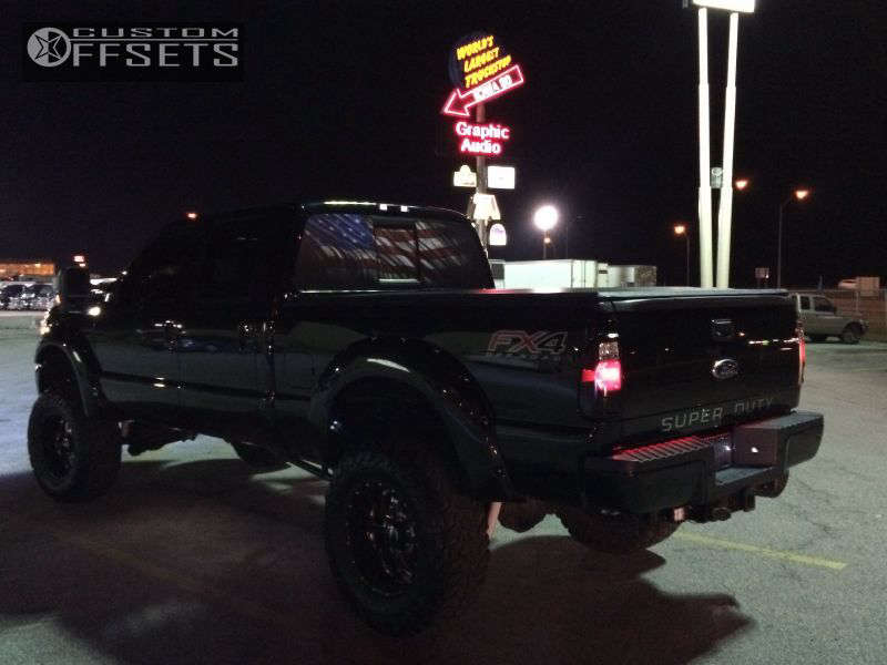 2012 Ford F-350 Super Duty with 20x10 -24 BMF Novakane and 38/12.5R20 ...