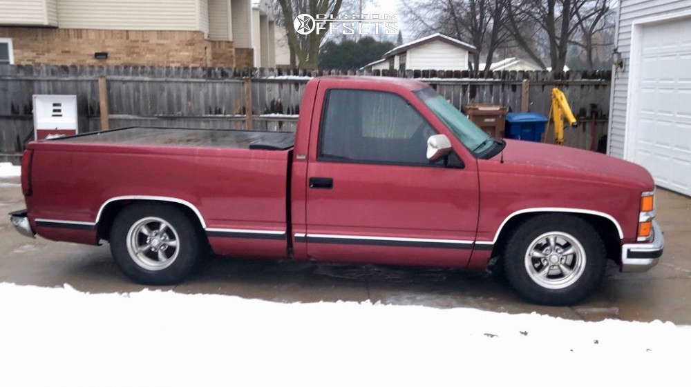 1992 Chevrolet C1500 with 15x7 -6 American Racing Torq Thrust II and ...