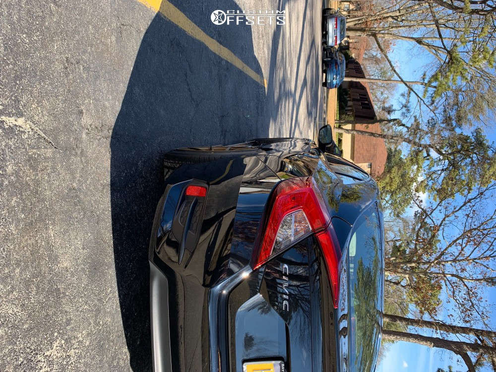 2018 Honda Civic with 18x9.5 35 Option Lab R716 and 235/40R18 Nitto Neo ...