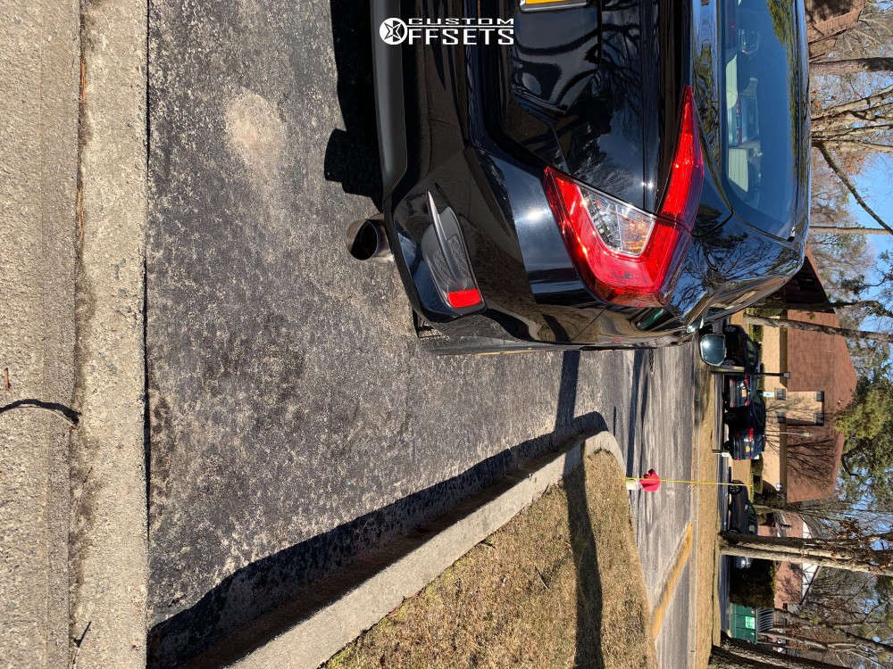 2018 Honda Civic with 18x9.5 35 Option Lab R716 and 235/40R18 Nitto Neo ...