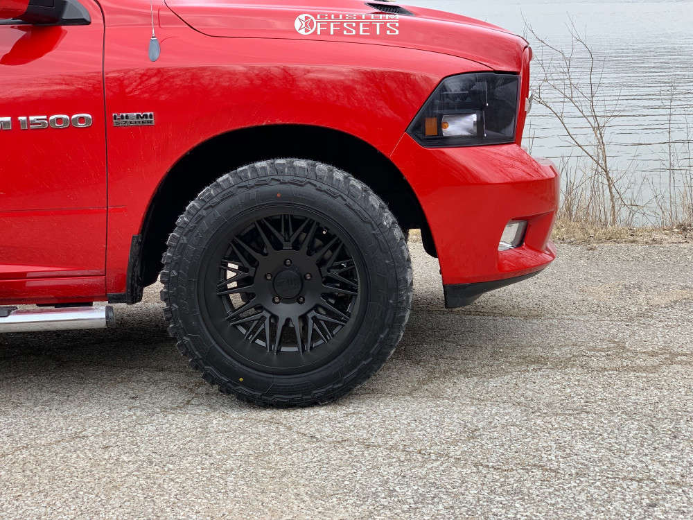 2012 Ram 1500 with 20x12 -51 Cali Offroad Rawkon and 33/12.5R20 Federal ...