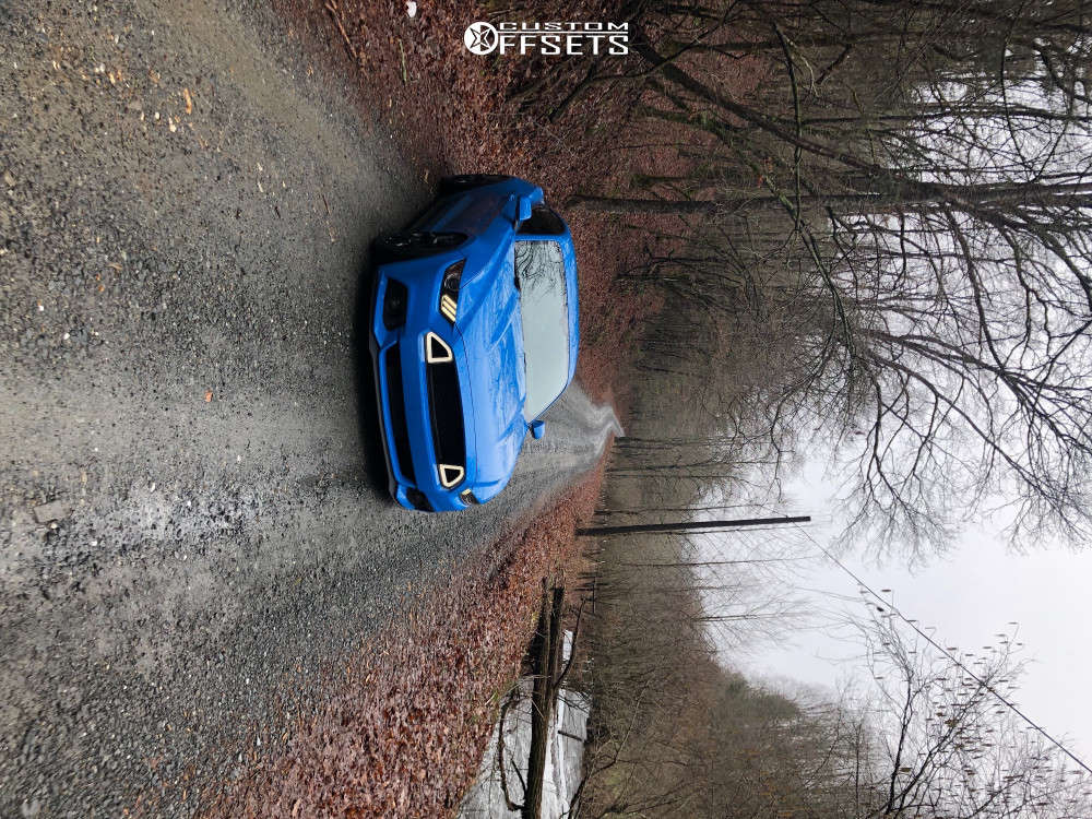 2017 Ford Mustang with 20x9.5 33 RTR Tech 7 and 255/35R20 Nitto Invo ...