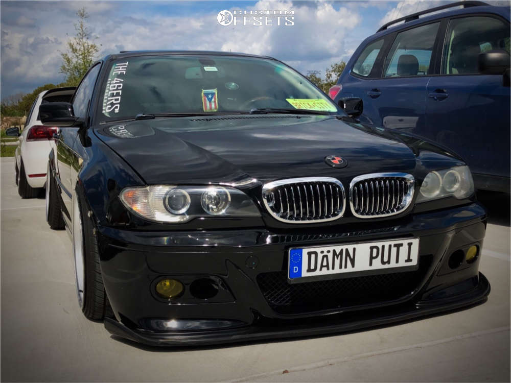 2004 BMW 330Ci with 18x9.5 22 Enkei RPF1 and 215/35R18 Achilles Atr ...