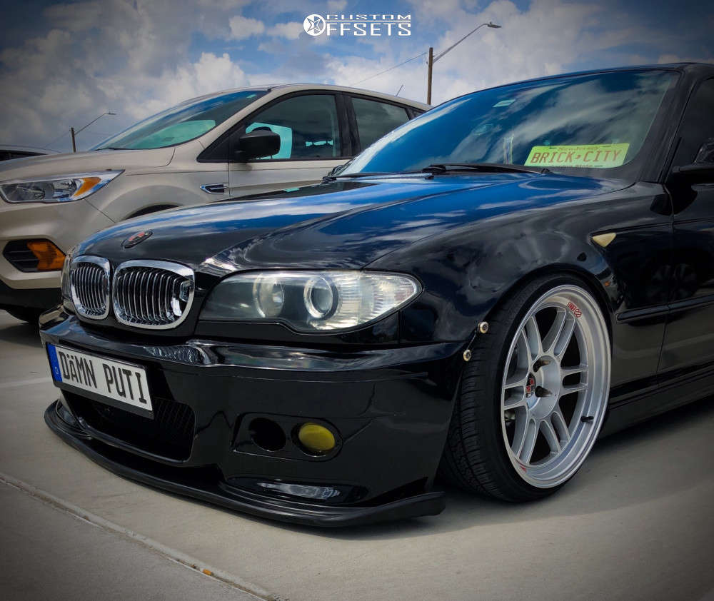 2004 BMW 330Ci with 18x9.5 22 Enkei RPF1 and 215/35R18 Achilles Atr ...