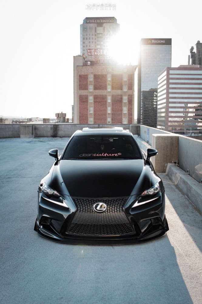 2015 Lexus IS250 with 19x9 30 Avant Garde F241 and 225/40R19 Lexani and ...