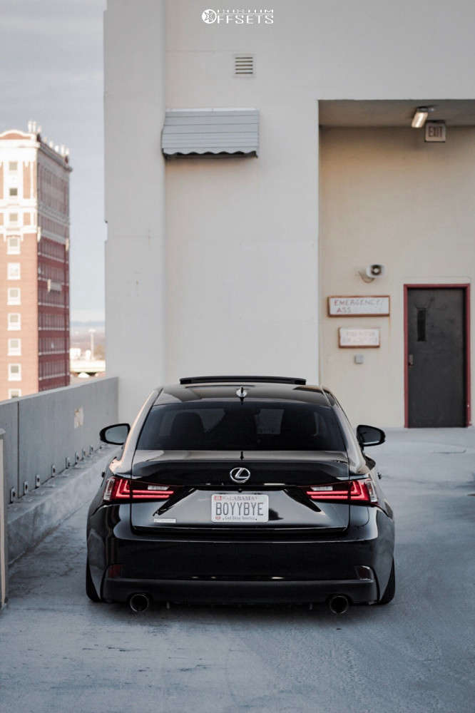 2015 Lexus IS250 with 19x9 30 Avant Garde F241 and 225/40R19 Lexani and ...