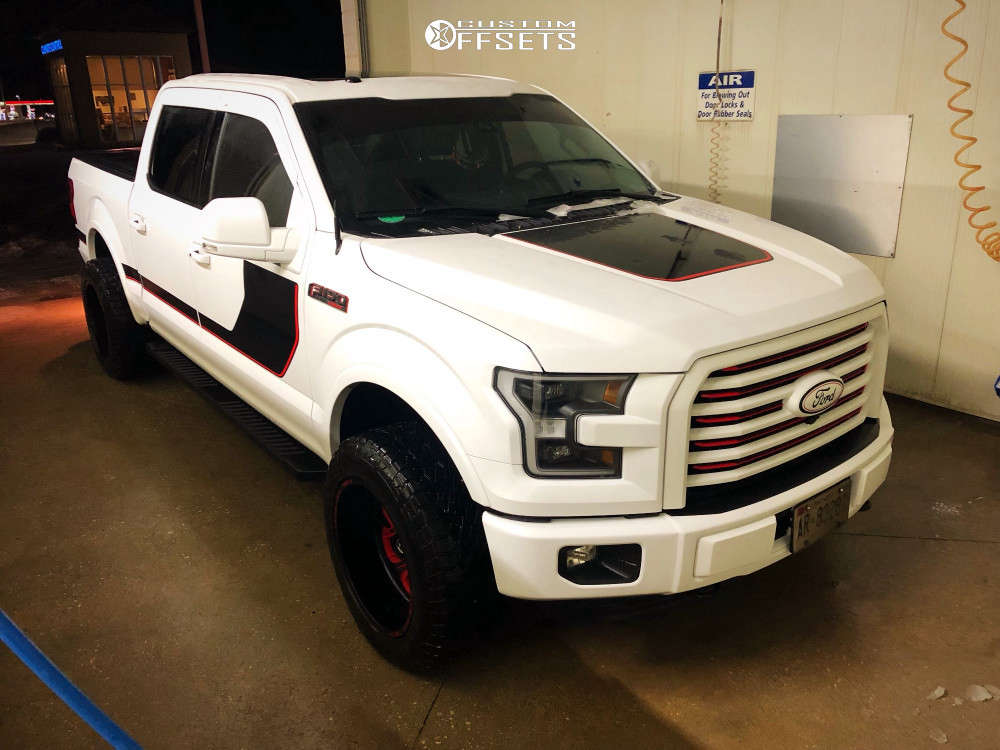 2016 Ford F-150 with 20x12 -43 Fuel Flow and 305/55R20 Fuel Gripper A/t ...