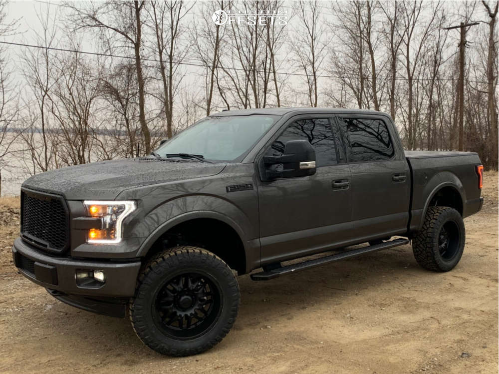 2017 Ford F-150 with 20x10 -25 Ultra Hunter and 33/12.5R20 Nitto Ridge Grappler and Suspension ...