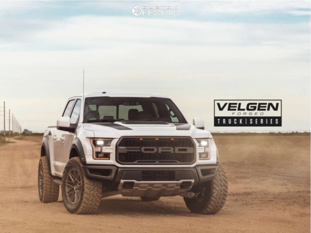 2018 Ford Raptor with 20x10 -5 Velgen Vft9 and 35/12.5R20 Nitto Terra ...