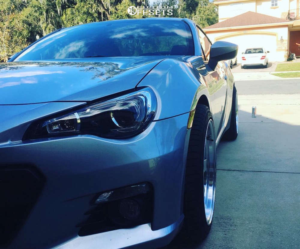 2015 Subaru BRZ with 18x9.5 22 ESR Sr06 and 245/40R18 Achilles Atr ...
