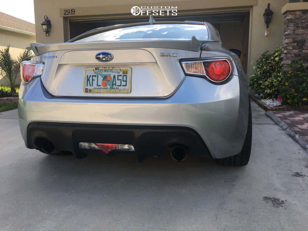 2015 Subaru BRZ with 18x9.5 22 ESR Sr06 and 245/40R18 Achilles Atr ...