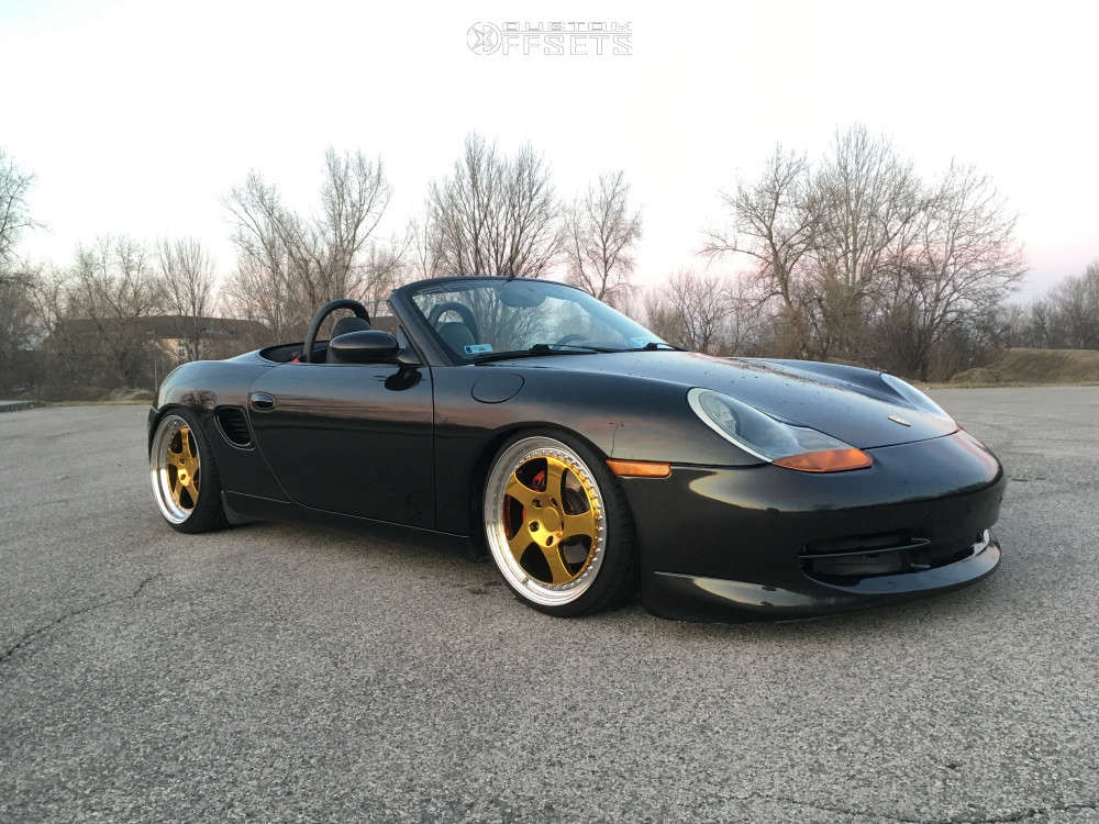 1998 Porsche Boxster with 19x8.5 25 Rotiform Tmb and 215/35R19 Hankook ...