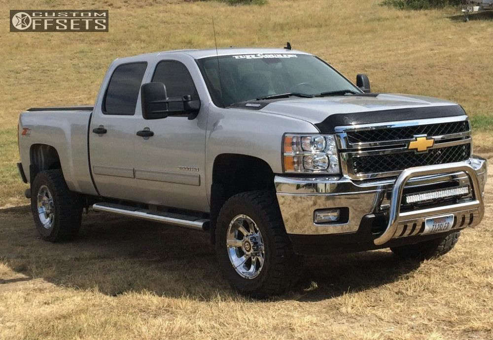 2014 Chevrolet Silverado 2500 HD with 18x9 0 American Racing ATX Ledge ...