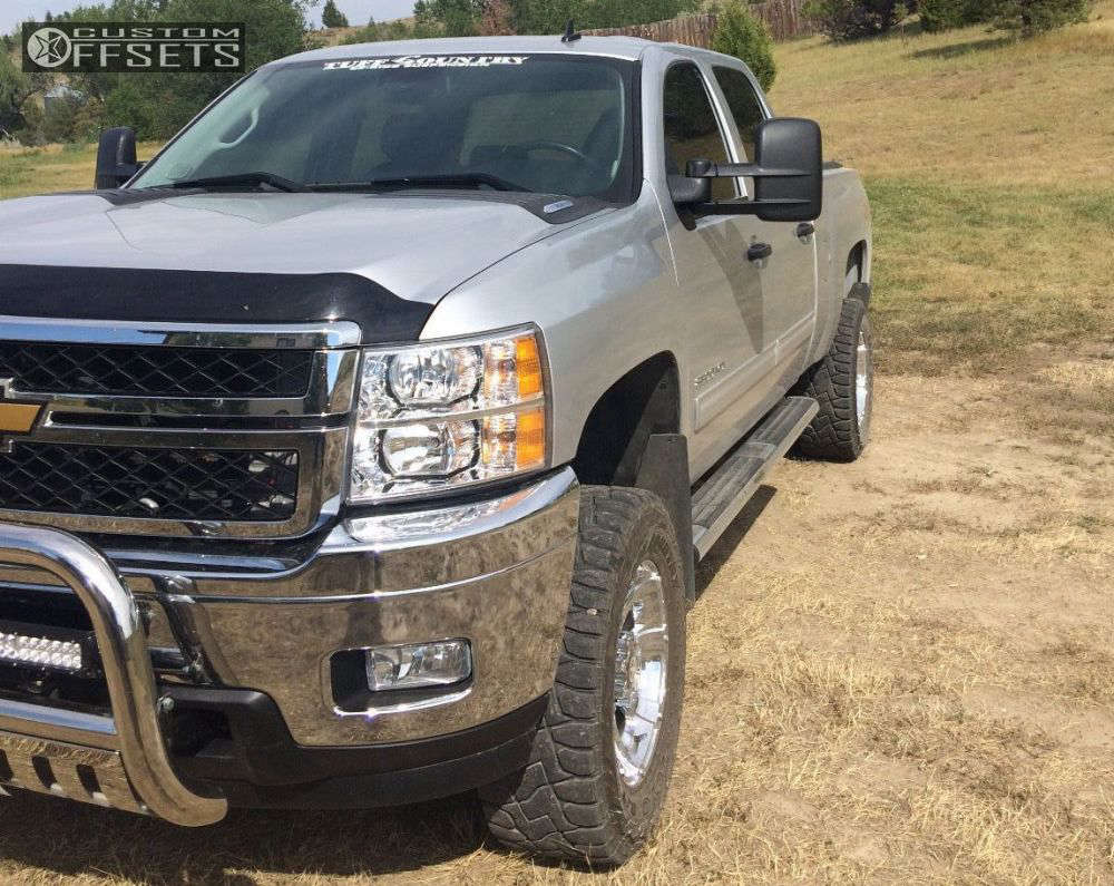 2014 Chevrolet Silverado 2500 HD with 18x9 0 American Racing ATX Ledge ...