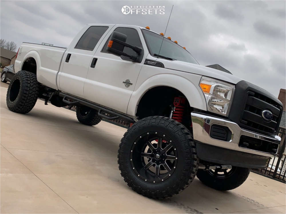 2012 Ford F-350 Super Duty with 22x14 -76 Fuel Maverick D538 and 40/15 ...