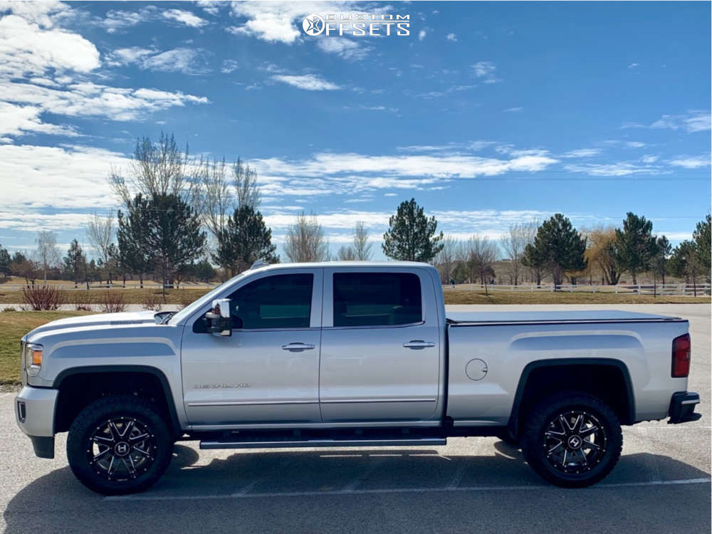 2018 GMC Sierra 2500 HD with 20x9 0 Hostile Alpha and 285/60R20 Nitto ...