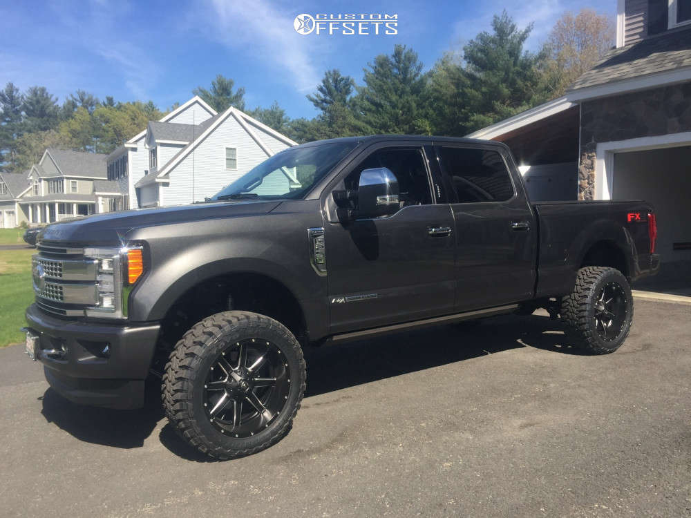 2018 Ford F-250 Super Duty with 22x10 -24 Fuel Maverick and 35/12.5R22 ...