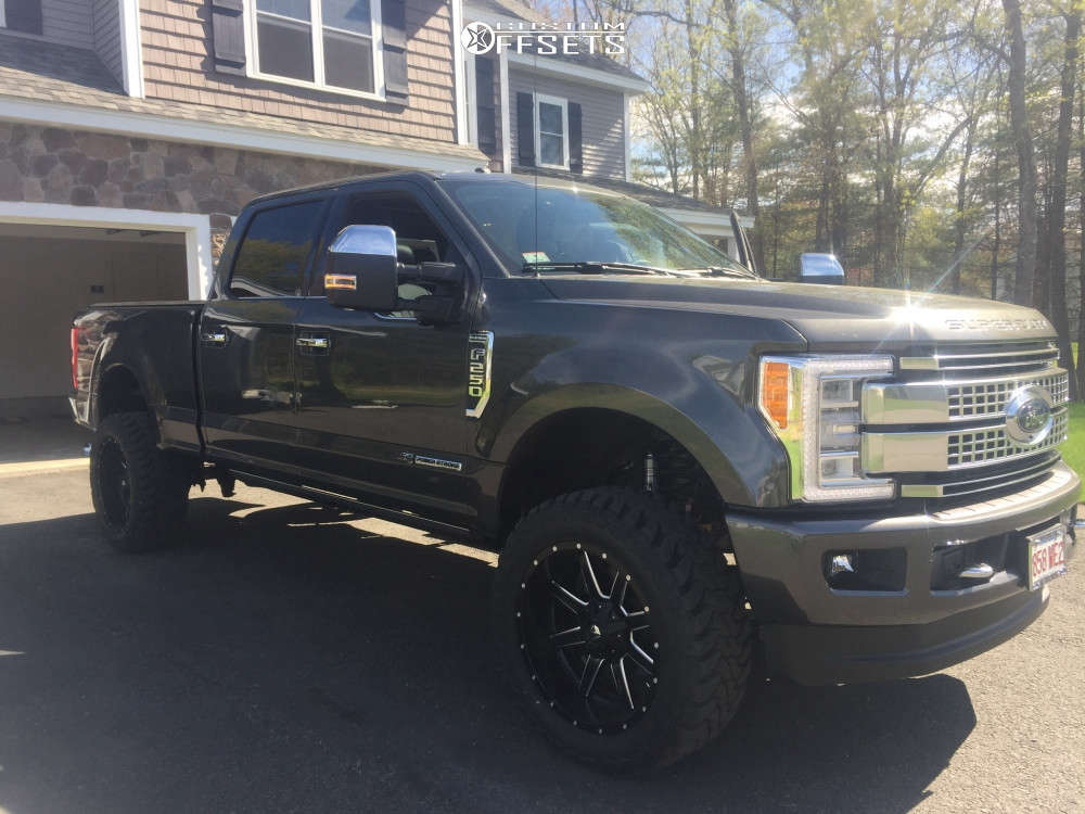 2018 Ford F-250 Super Duty with 22x10 -24 Fuel Maverick and 35/12.5R22 ...