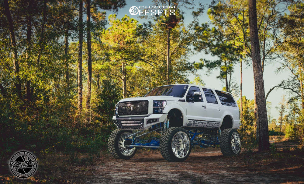 2005 Ford Excursion with 30x16 -112 American Force GENESIS and 42/16 ...