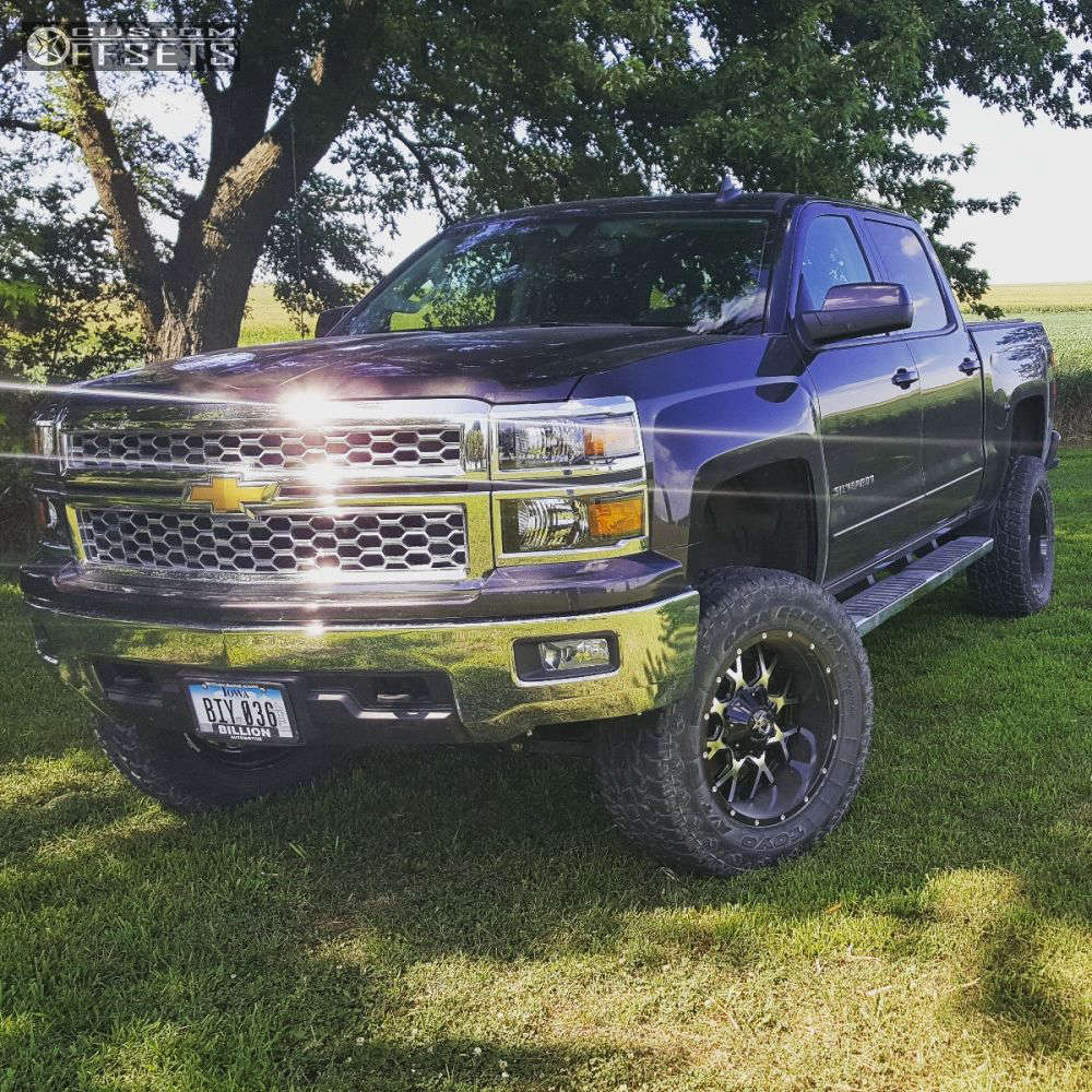 2015 Chevrolet Silverado 1500 with 20x10 -19 Dropstars 645MB and 35/12 ...