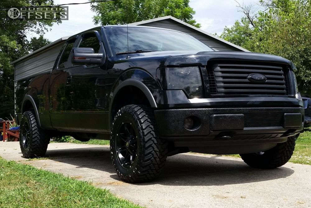 2012 Ford F-150 with 18x9 -12 Mayhem Rampage and 33/12.5R18 Atturo ...