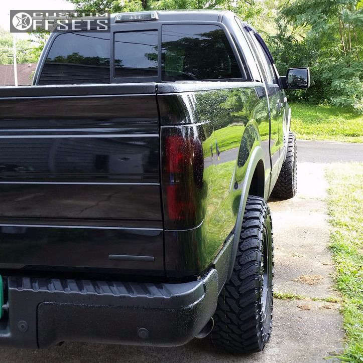 2012 Ford F-150 with 18x9 -12 Mayhem Rampage and 33/12.5R18 Atturo ...
