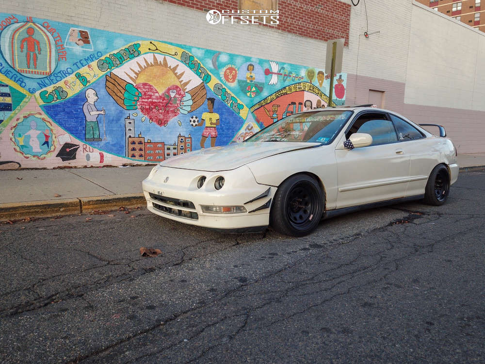 1997 Acura Integra Wheel Offset Nearly Flush Coilovers | 637312 ...