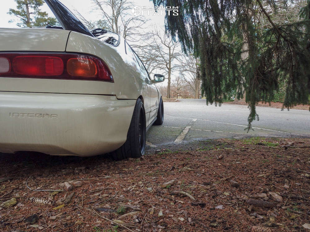 1997 Acura Integra Wheel Offset Nearly Flush Coilovers | 637312 ...