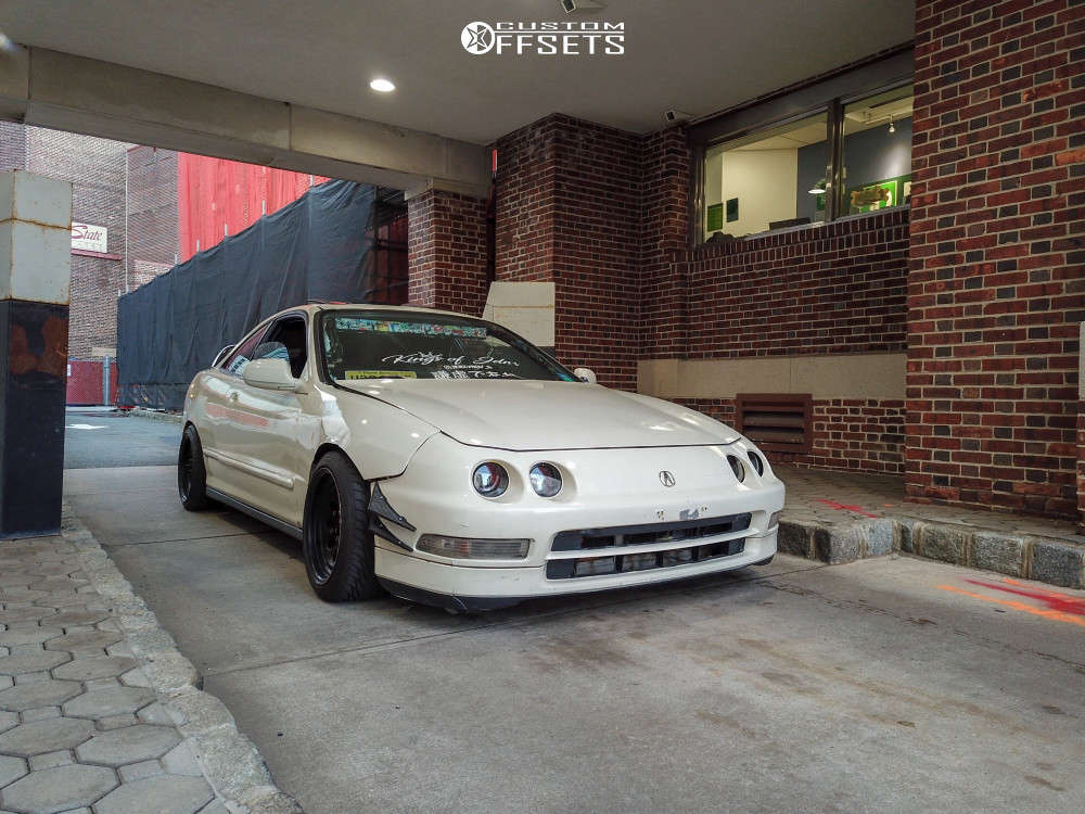 1997 Acura Integra Wheel Offset Nearly Flush Coilovers | 637312 ...